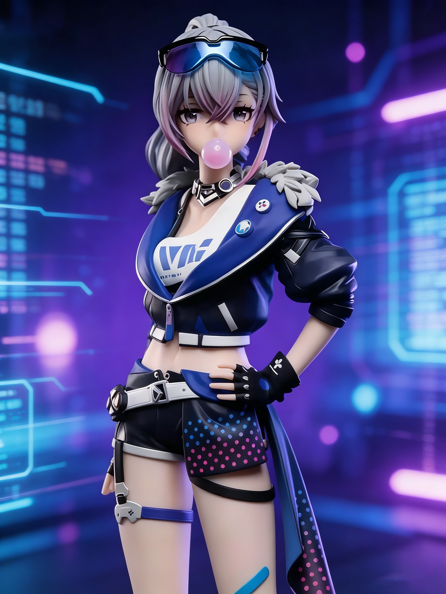 Фигурка Silver Wolf из Honkai: Star Rail, 26 см, коллекционная модель