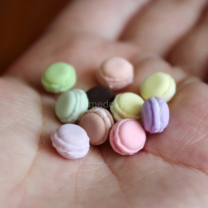 Миниатюрный стеклянный кукольный домик Umedolly 1/12 1 set macaron