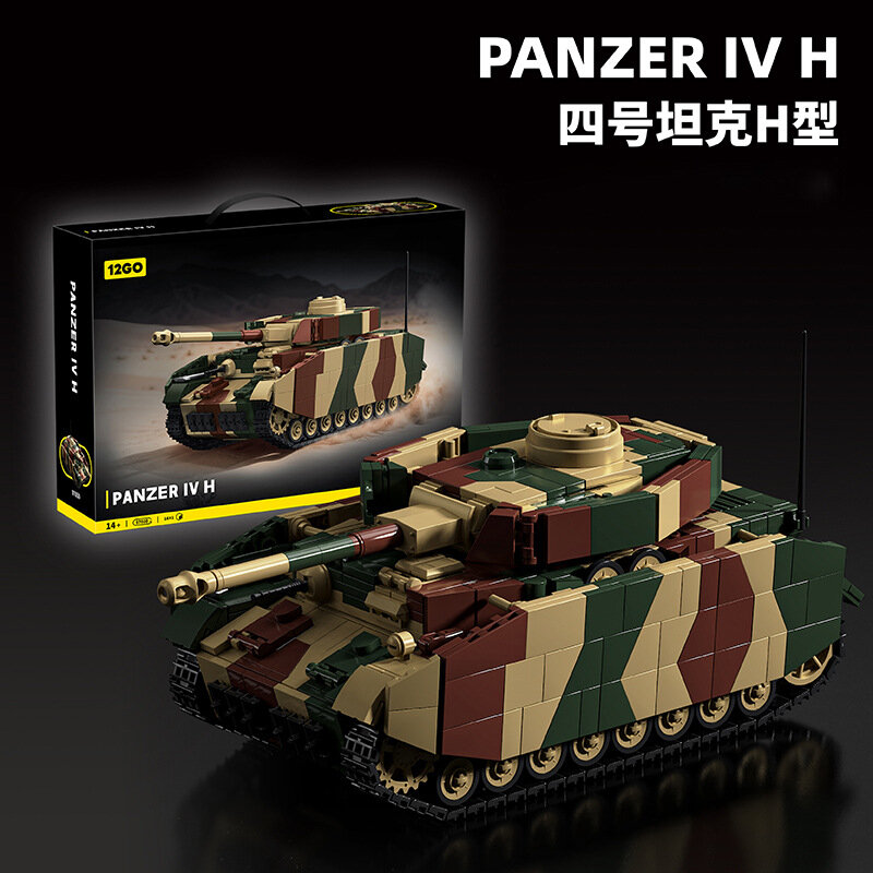Модель танка Панцерваген IV Ausf H, масштаб 1:100, историческая коллекционная модель