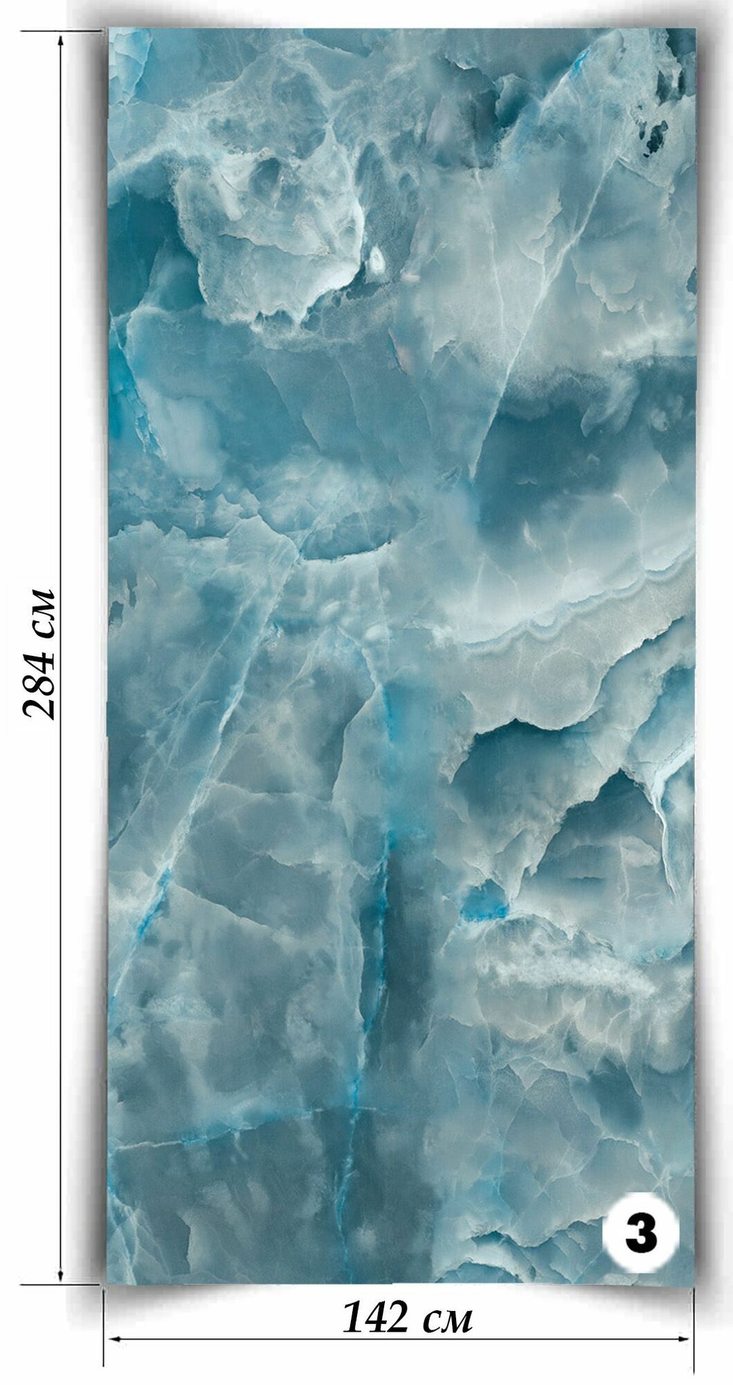 Гибкий Мрамор Орнелло, лист 142х284 см, 4,033 кв. м, толщина 2 мм, подходит для наружной и внутренней отделки, экологичный, состоит из натуральной мраморной кроошки