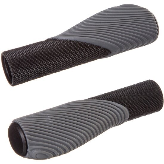 Грипсы Stg HL-G303-1 135 мм, черные-серые