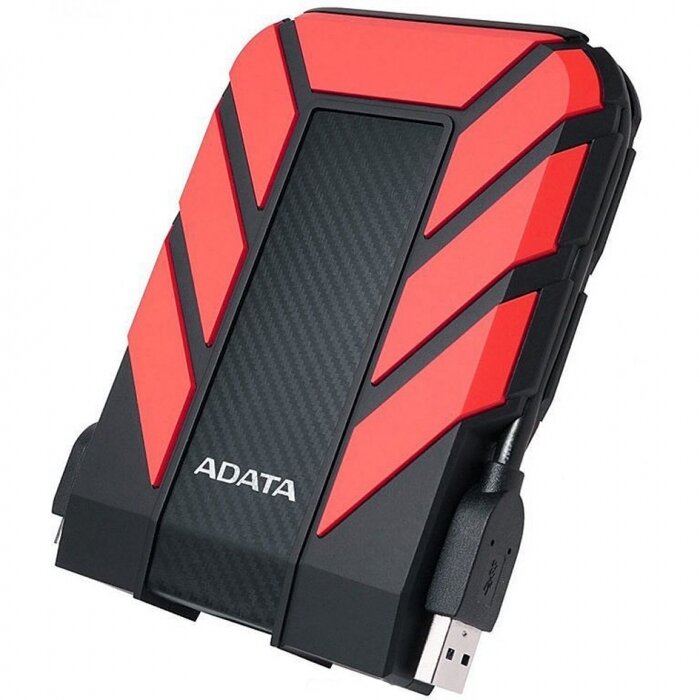 Внешний жесткий диск 1TB ADATA HD710 Pro, USB 3.2 Gen1, красный (AHD710P-1TU31-CRD)