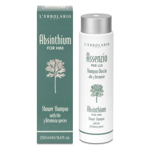 Гель для душа и шампунь Lerbolario Absinthium, 250 мл