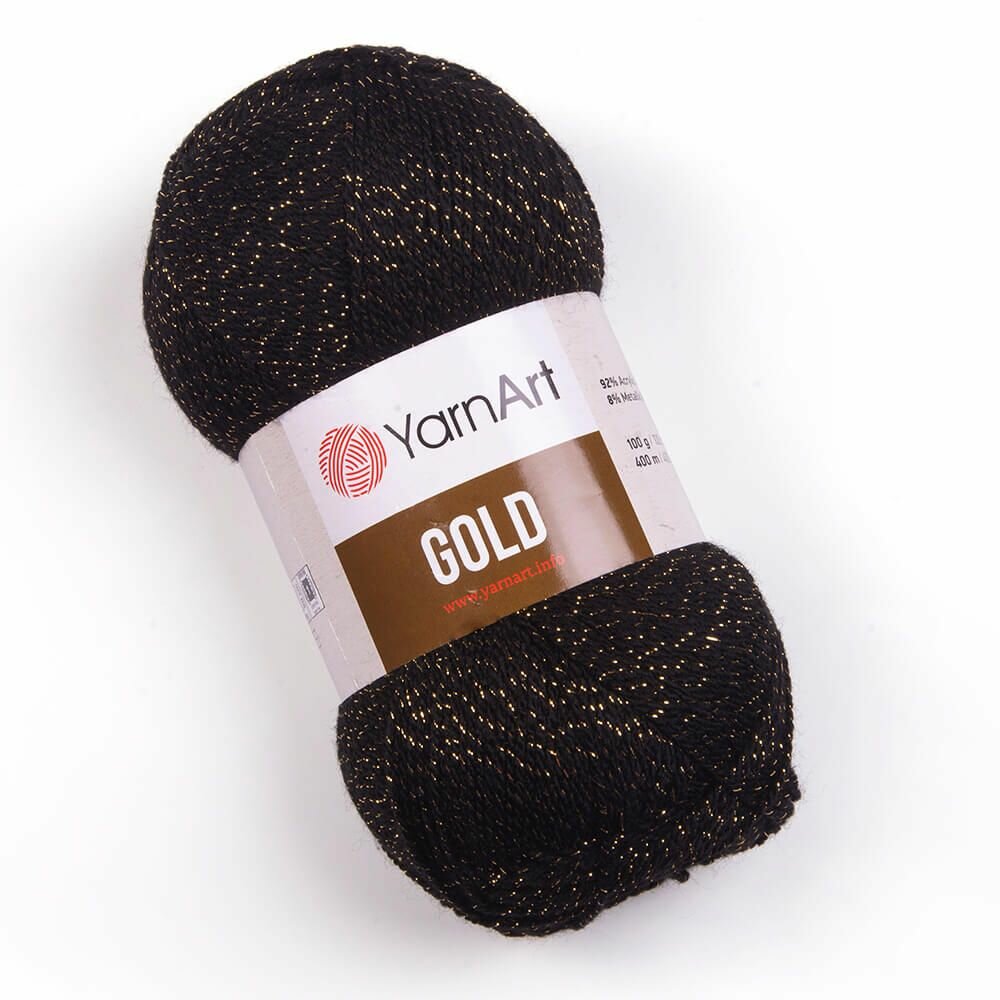 Пряжа Голд (Gold Yarnart) упаковка 5 мотков 100 г. 400 м. 92% акрил 8% металлик цвет 9006 фиолетовый с фиолетовым люрексом