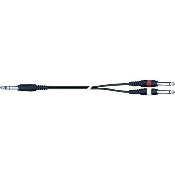 Кабель аудио 1xJack - 2xJack QUIK LOK SX4-2,5K 2.5m