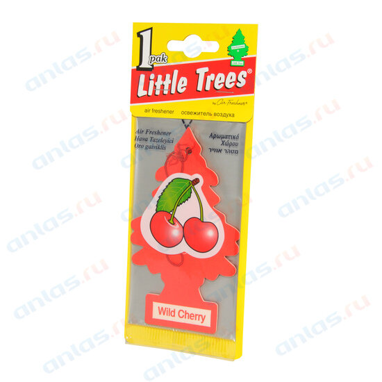 Ароматизатор на зеркало Елка Little Trees дикая вишня