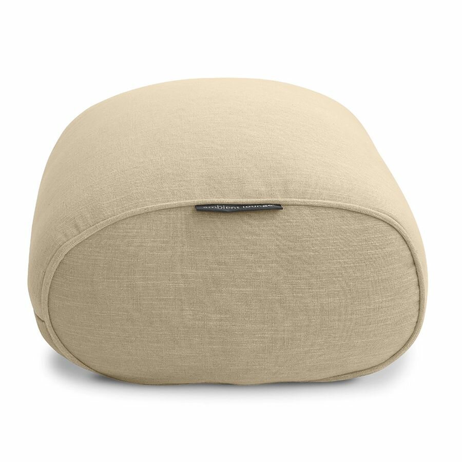 Бескаркасный пуф - оттоманка aLounge - Ottoman - Eco Weave (шенилл, бежевый)