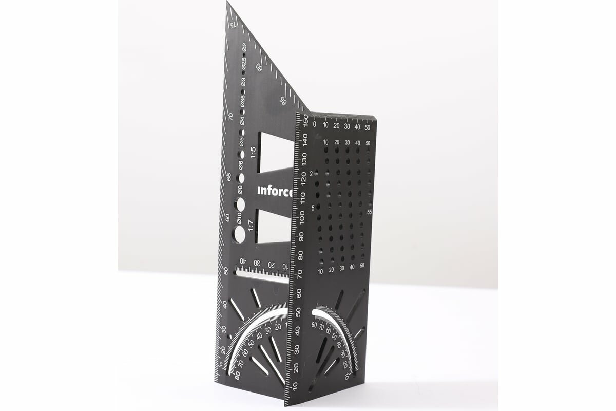 Inforce многофункциональный разметочный угольник 150 мм 06-11-81 для чертежной разметки