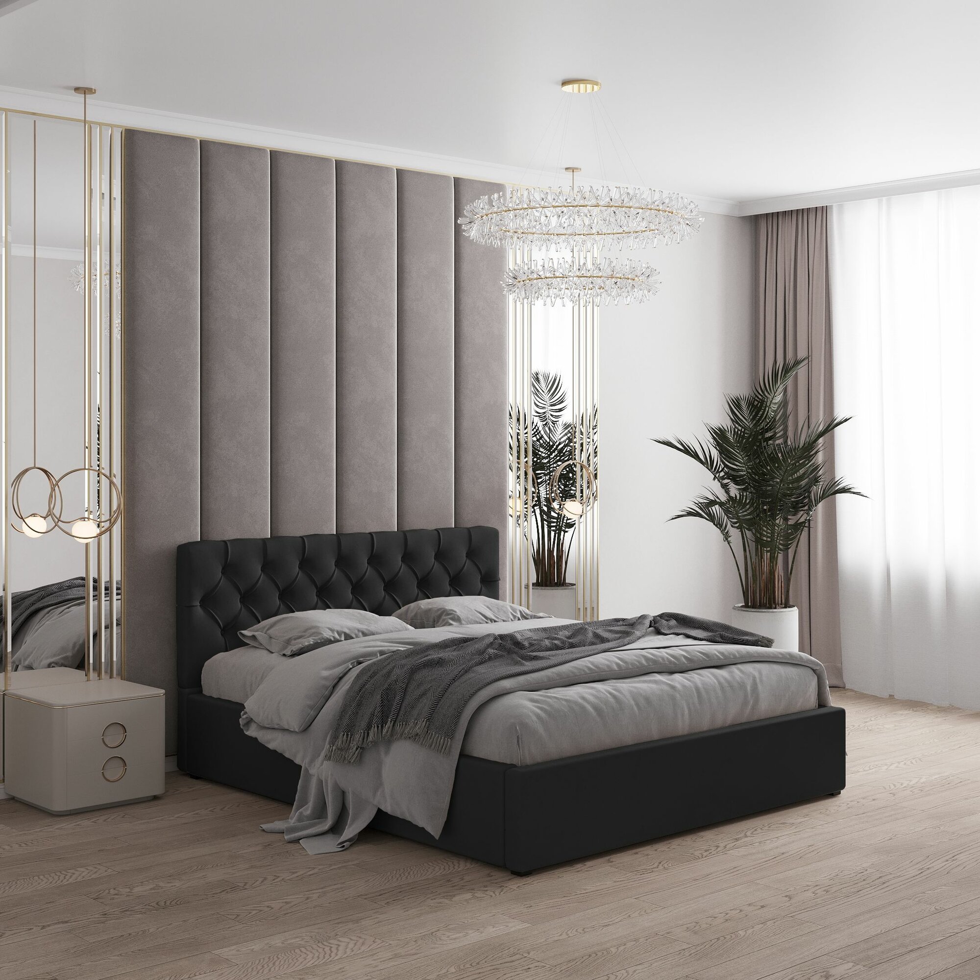 Двуспальная кровать 180х200 Венеция, фабрика Микс-Интерьер (Россия)