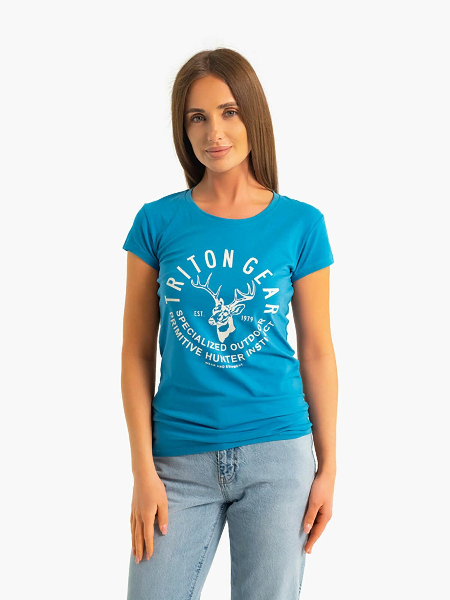 Футболка "PRIMITIVE INSTINCT" (Синий) TRITONGEAR Размер M (42-44)