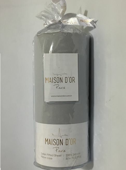 Простынь на резинке с наволочкой FITTED GIZGILI Евро