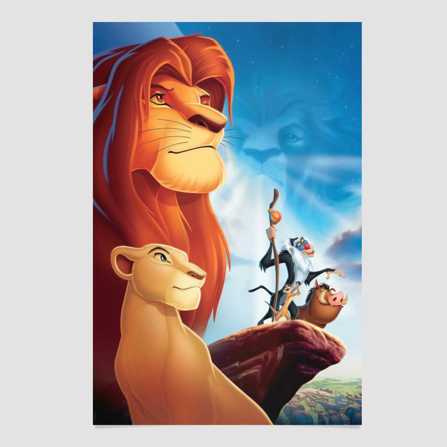 Постер (плакат) по мультфильму Дисней Король Лев 40x60 см. от Poster4me