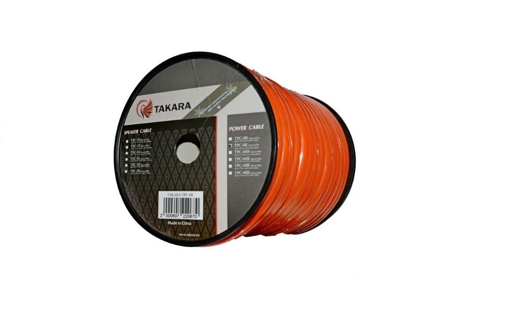 Кабель в бухте TAKARA TPC-0R (50 м) 1х52 кв. мм, Омедненный алюминий
