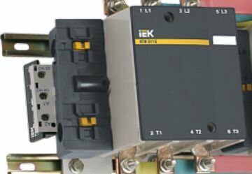 Электромагнитный контактор IEK 150А 230В/АС3 KKT53-150-230-10, для трехфазных двигателей