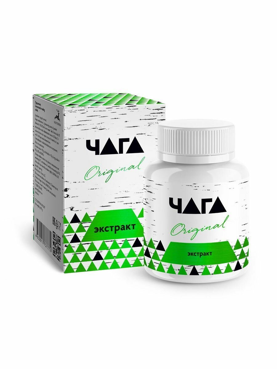Пищевая добавка Экстракт чаги для иммунитета 60 капс, Вистерра