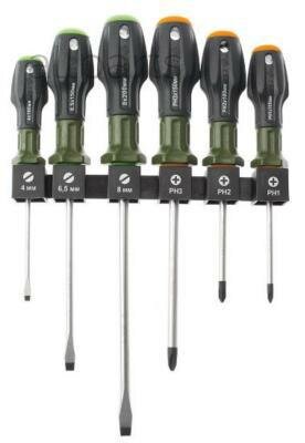 Дело техники 728060 Набор отверток c трехкомпонентной рукояткой 6 предметов