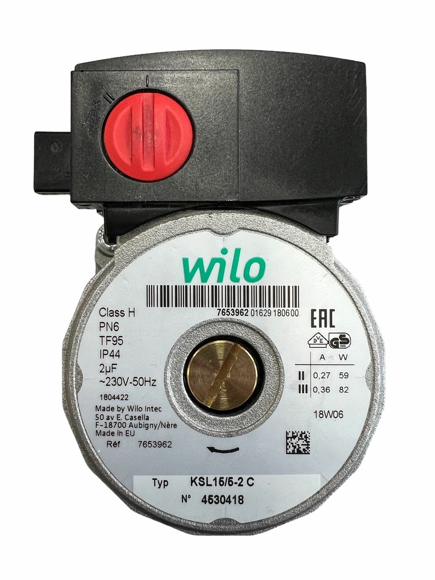 Насос циркуляционный WILO KSL 15/5-2C (артикул 7856848) для котла VIESSMANN VITOPEND 100-W A1JB, A1HB