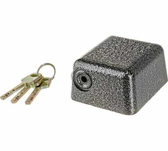 Замок навесной уличный гаражный с ключом 71х80 мм Gigant GPLK-80