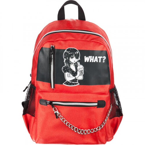 Рюкзак Комус Класс (№1 School) Аниме Готик красный
