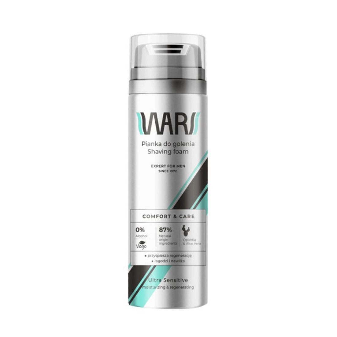 Wars Мужской Expert for Men Ultra Sensitive Пена для бритья для чувствительной кожи 200мл