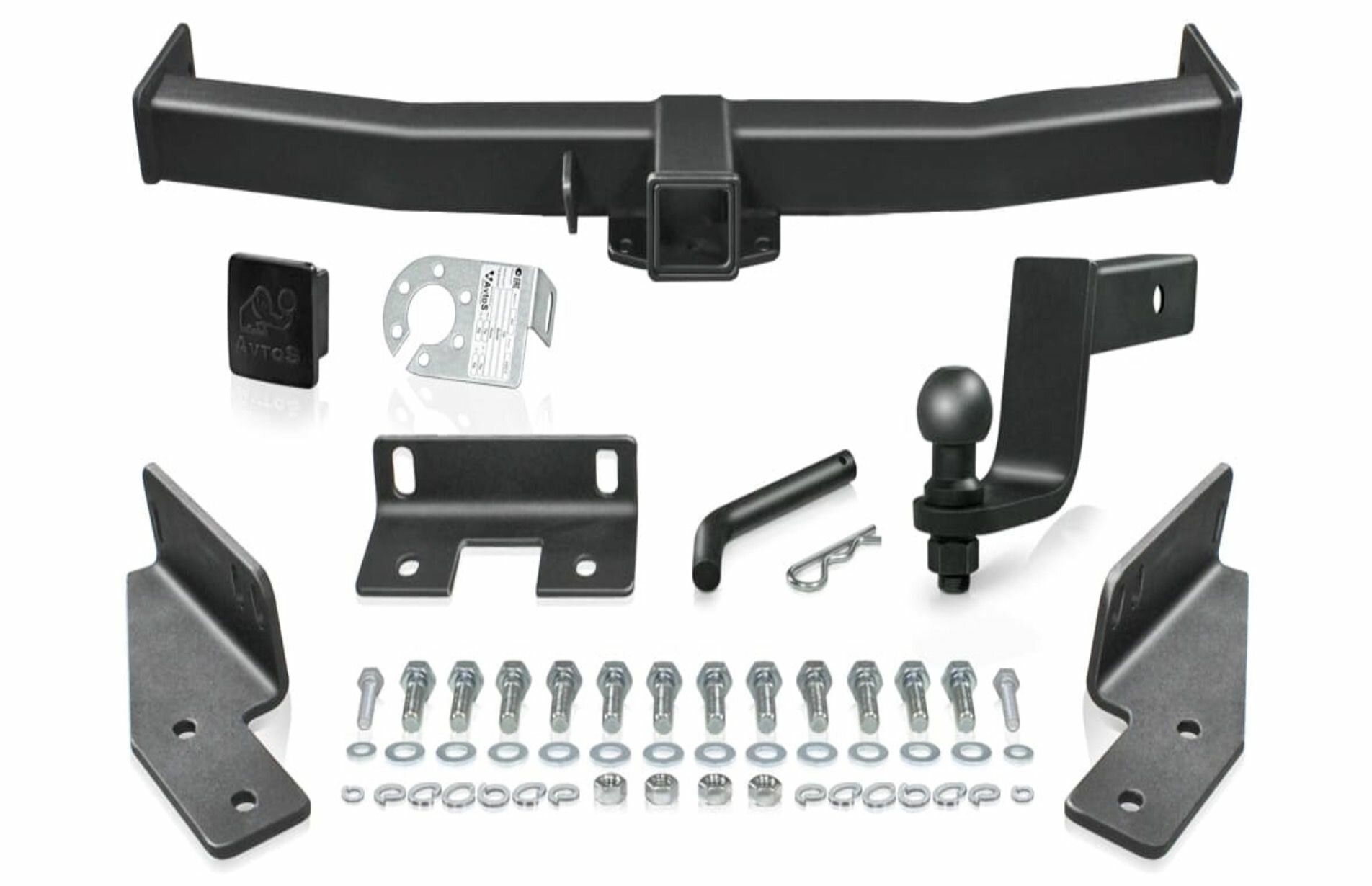 Фаркоп AvtoS TY 50B для Toyota Land Cruiser Prado J120 2003-2009, J150 2009-(паспорт и сертификат в комплекте)(без электрики)