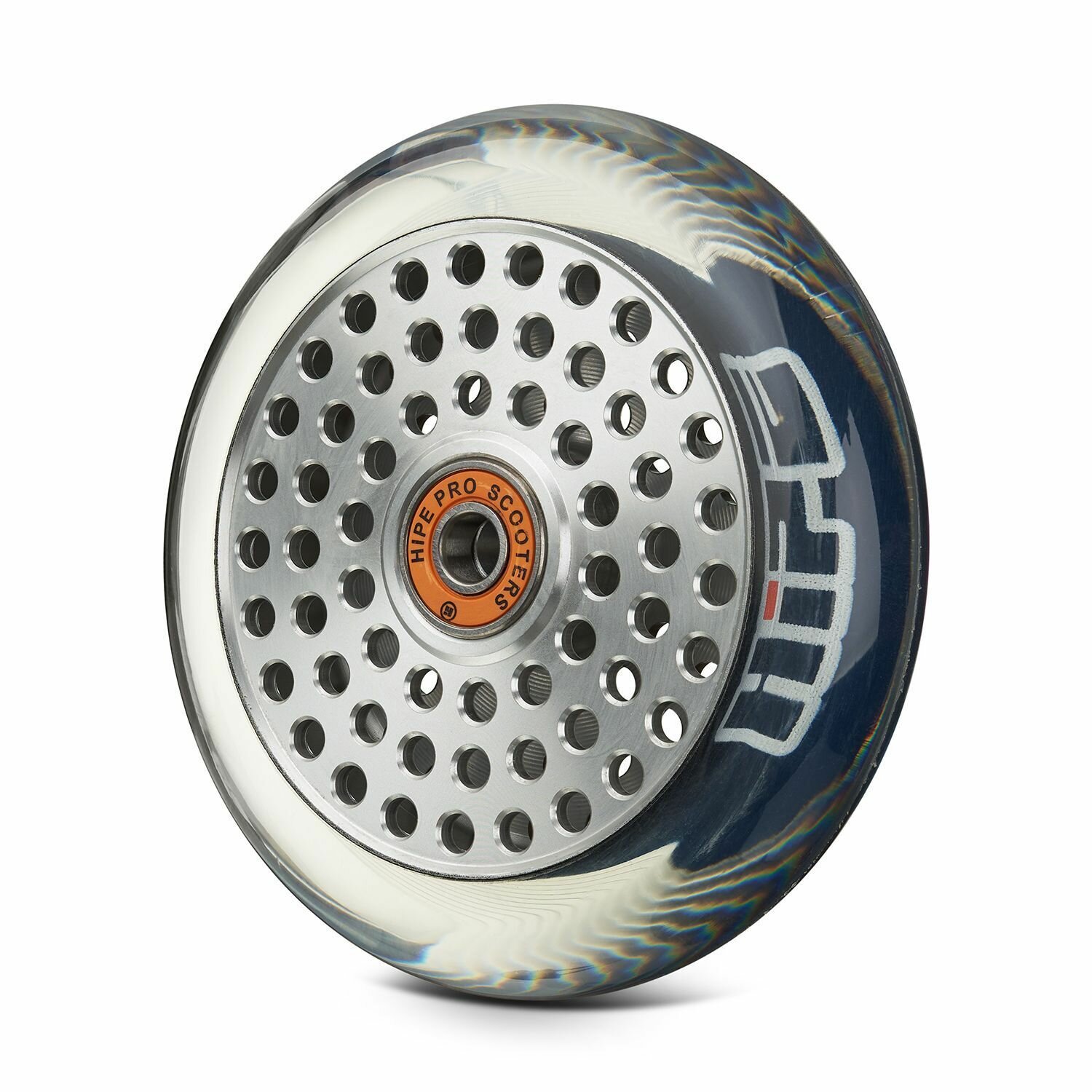 Колесо Hipe H20 Hollow для трюкового самоката, 110 мм, прозрачный/grey