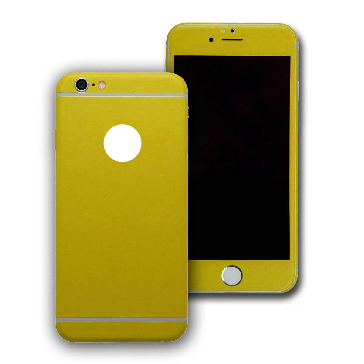 Защитная пленка на две стороны для iPhone 5/5S/SE, Magic Shield, (два комплекта), матовый желтый