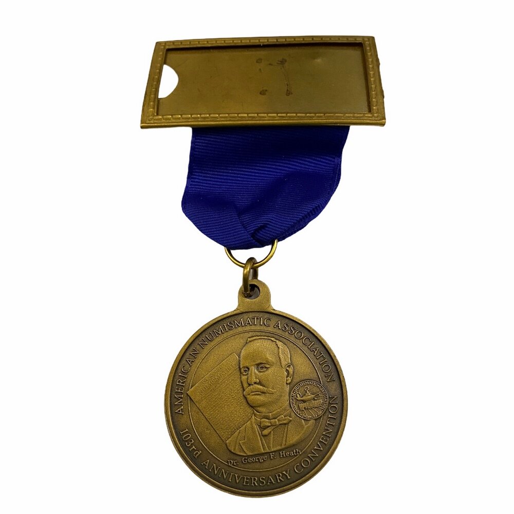 США, медаль "Участнику 103-го съезда Американского нумизматического общества в Детройте" 1994 г.