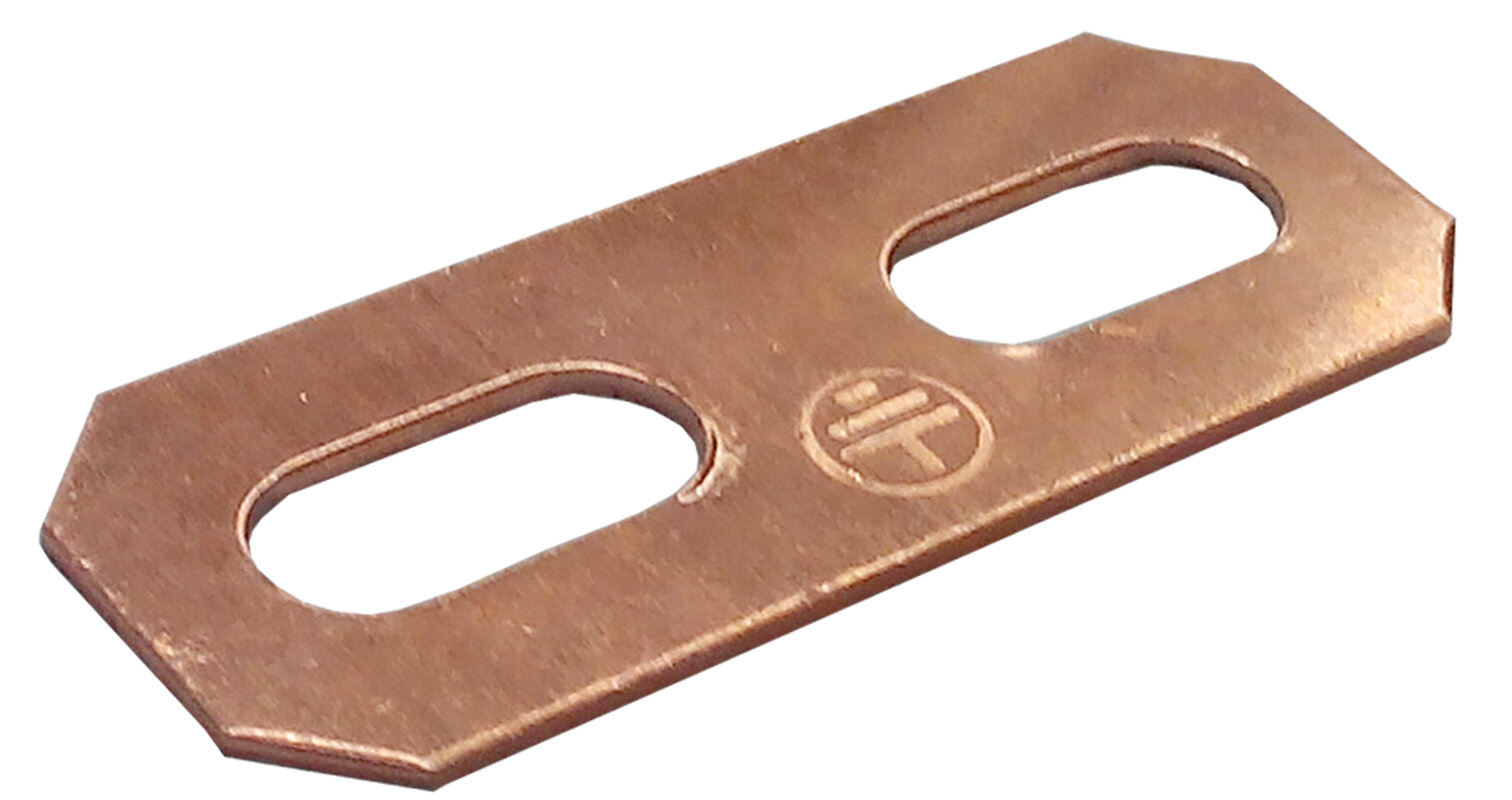 Пластина заземления IEK медная, 50х50х52 мм, УХЛ3, IP20