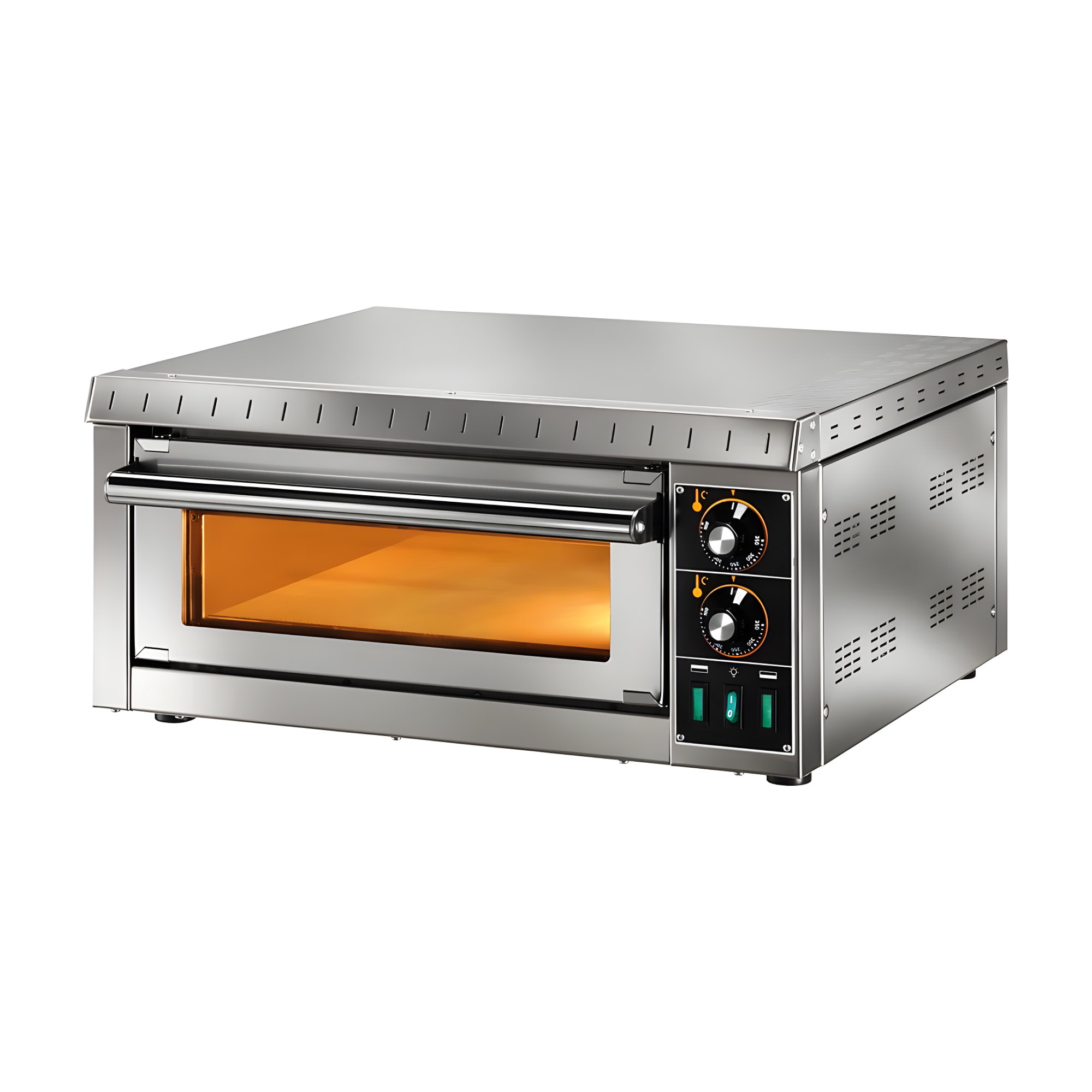 Печь для пиццы профессиональная электрическая ITPIZZA AT 1, 585х540х258 мм