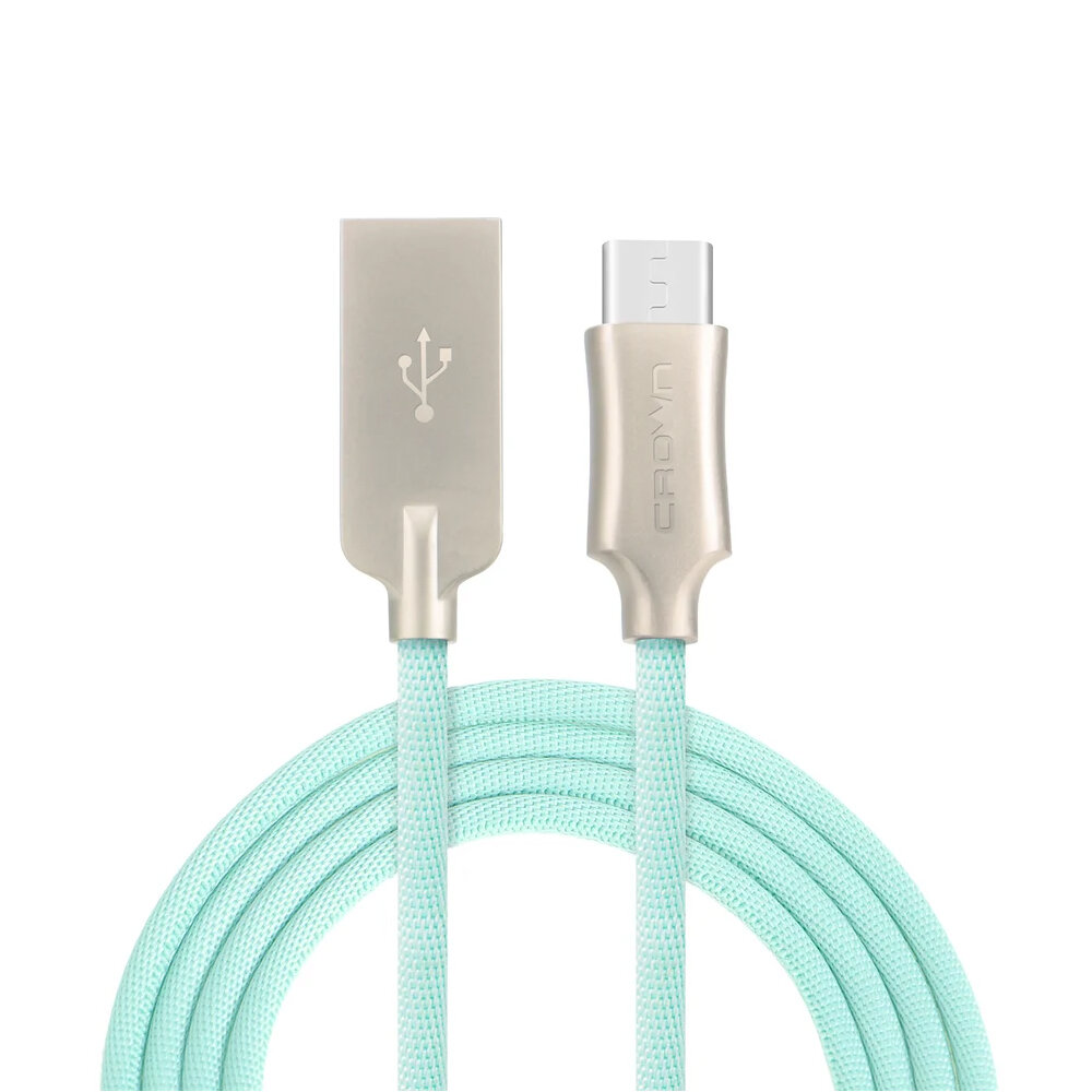 Кабель Crown USB - USB Type-C CMCU-3132C light blue (100 см)
