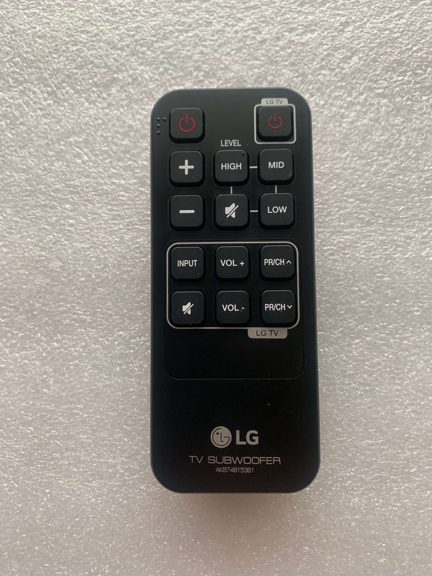 Пульт LG AKB74815361, оригинальный, для телевизоров и саундбаров LG