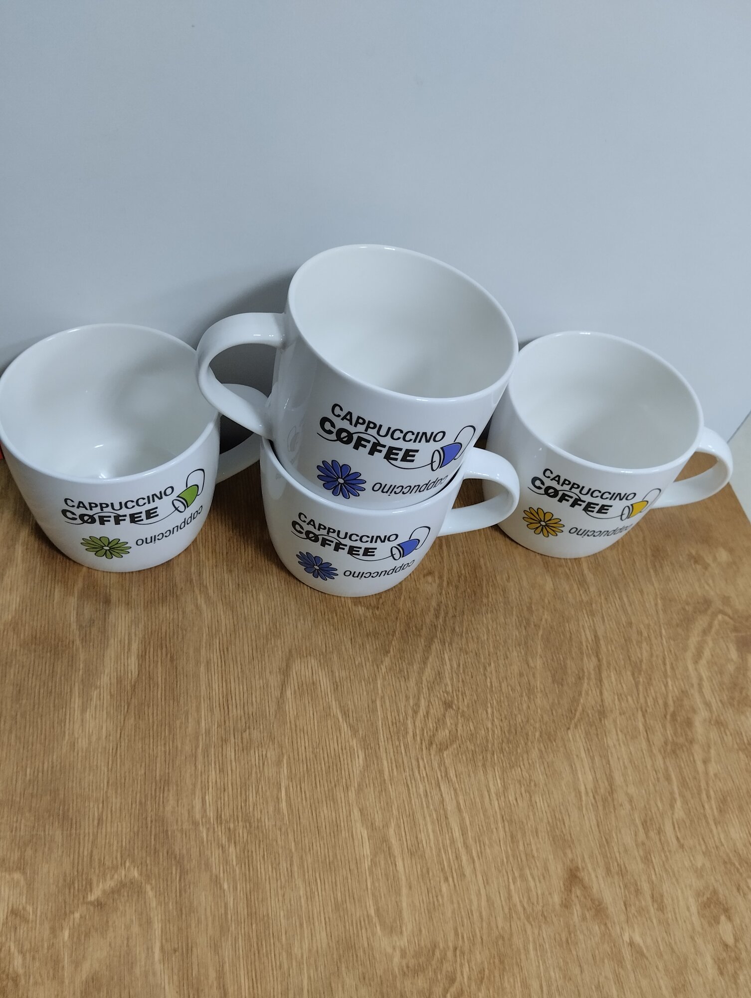 Набор кружек "Капучино" , 4 шт, 550 мл.