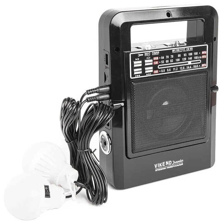 Радиоприёмник VIKEND TRAVELER, черный