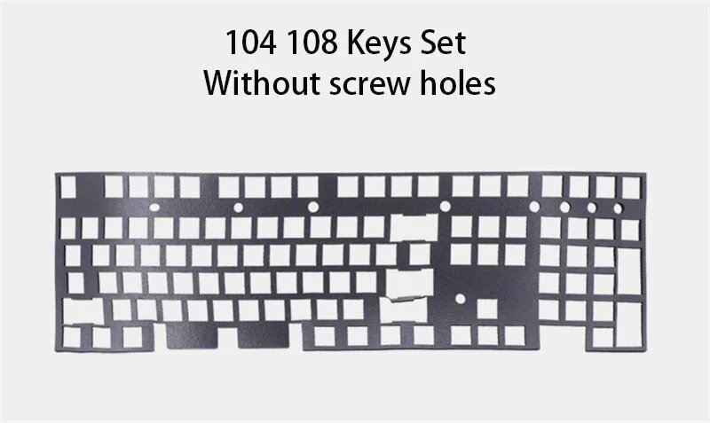 104 108 Key Set для механической клавиатуры, без отверстий