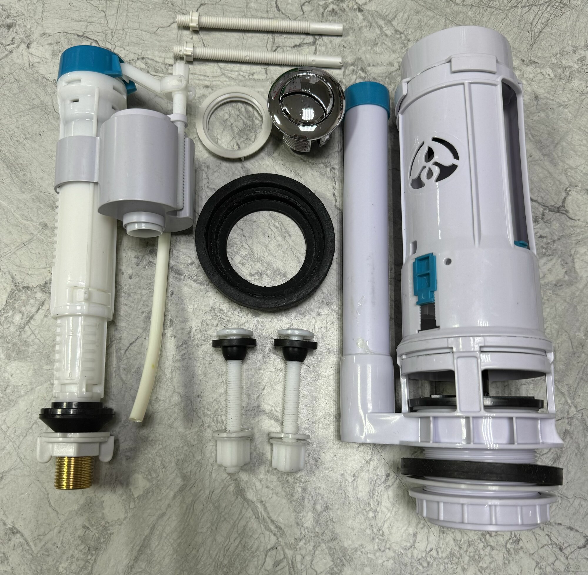 Арматура для унитаза с нижним клапаном