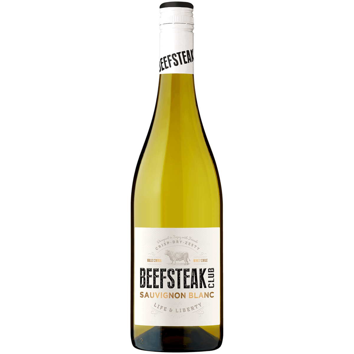 Вино Beefsteak Club Life & Liberty Sauvignon Blanc белое сухое 0,75 л