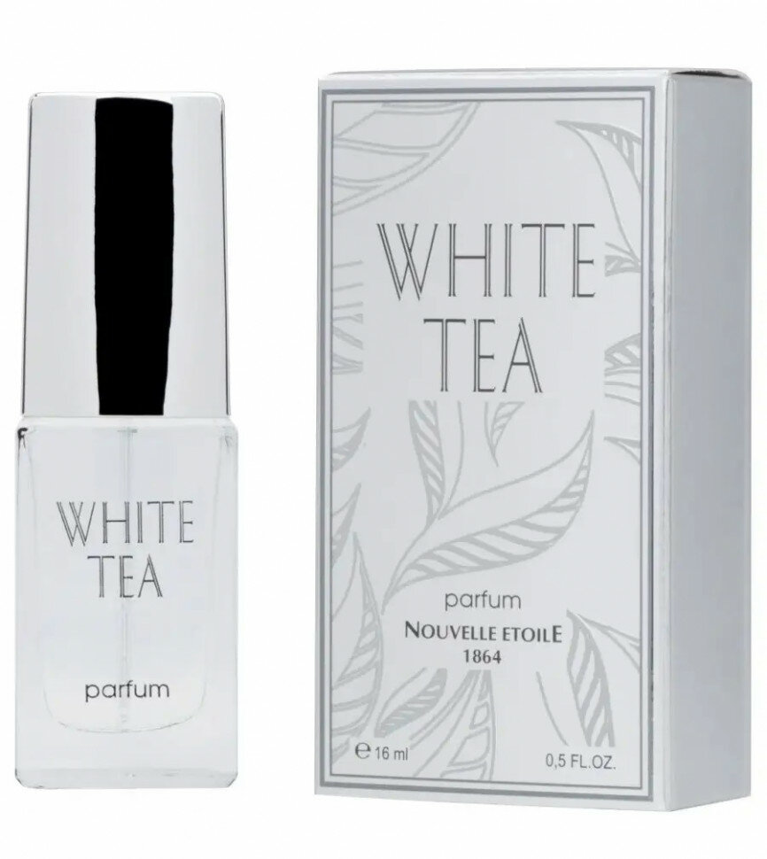 Духи Новая Заря White Tea, цветочный аромат, древесные ноты, 16 мл