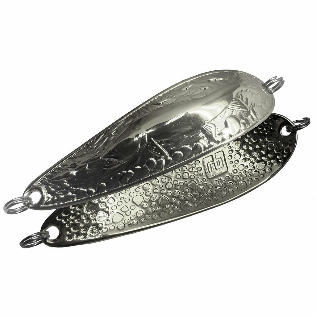 Блесна из латуни на лосося, покрыта серебром RB Адмирал 32гр - 1