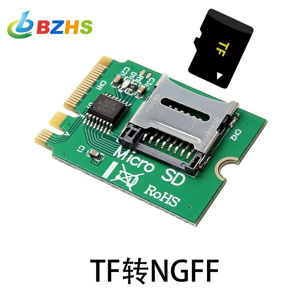 M2 NGFF ключ A.E WIFI слот для Micro SD SDHC SDXC TF кардридер t-flash карта M.2 A + E адаптер для ПК