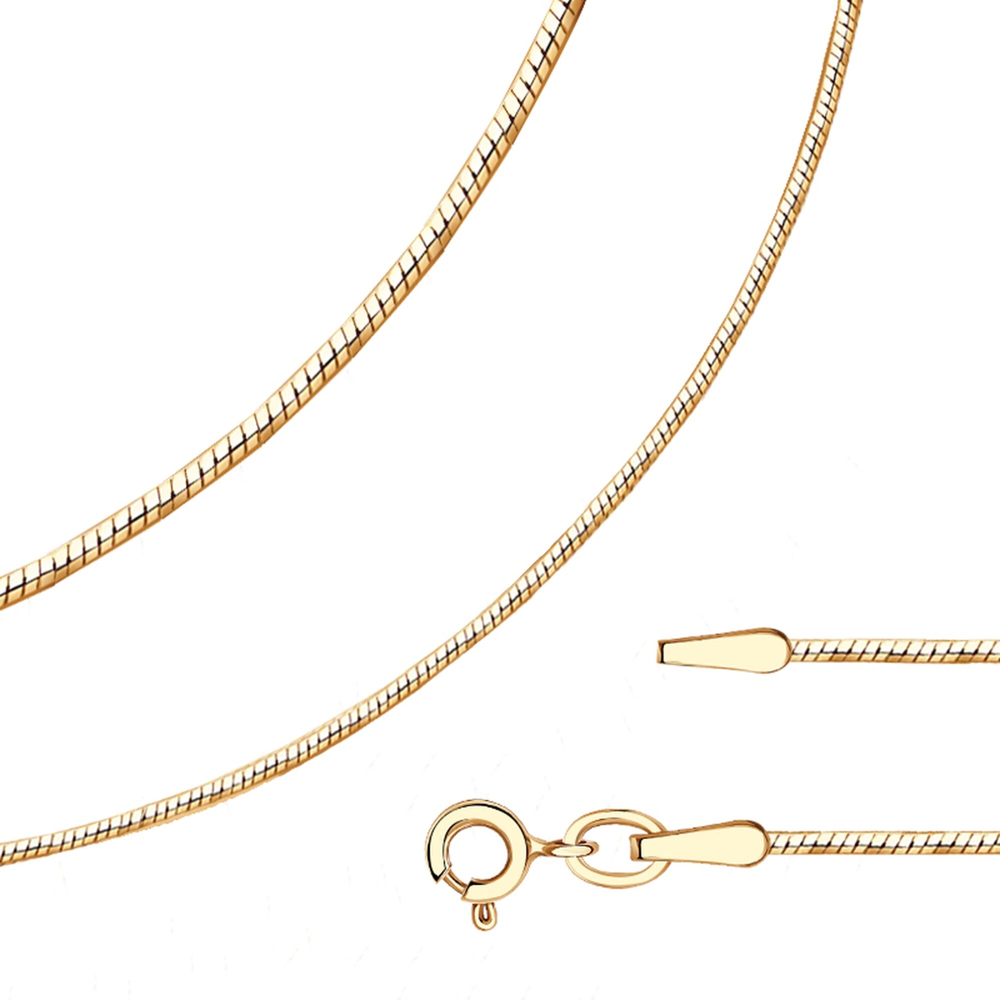 Цепь красное золото, 585 проба