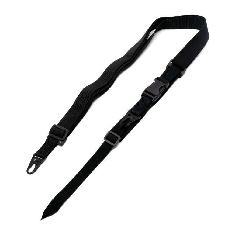 Ремень оружейный RusForce Gun Rop Light на 2 точки Чёрный