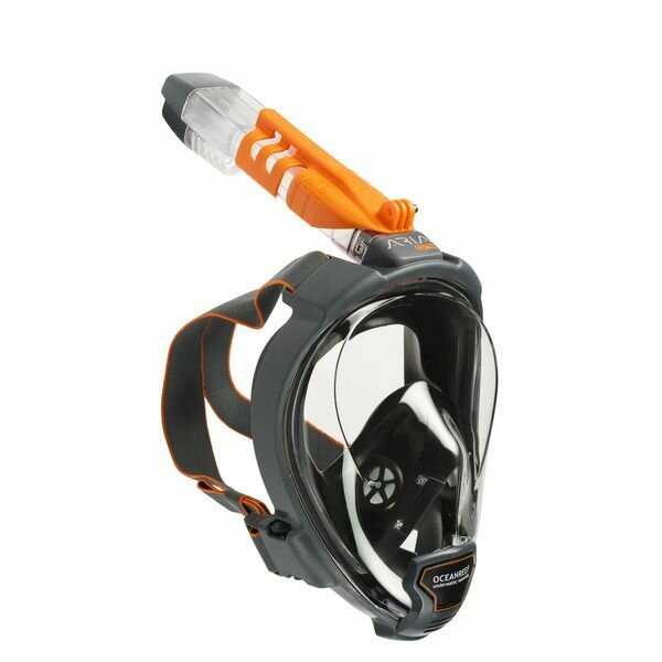 Маска полнолицевая для снорклинга Oceanreef Aria QR L/XL черный