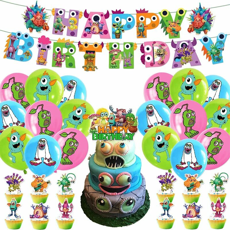 Набор для декора дня рождения My Singing Monster