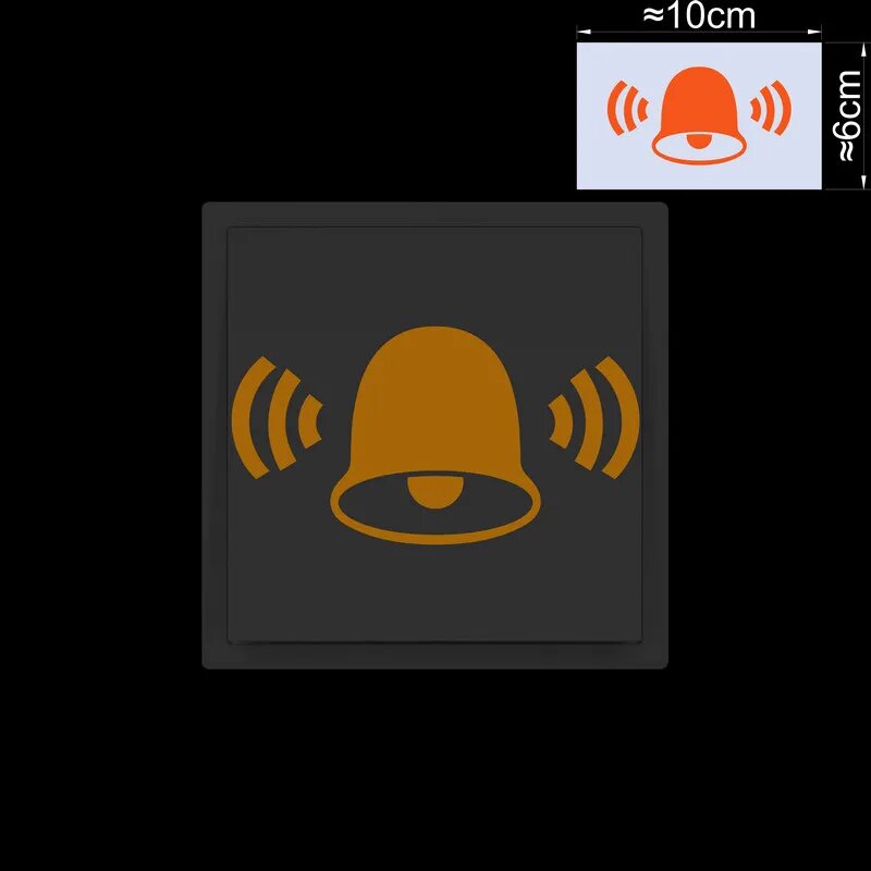 Светящиеся наклейки для дверного звонка OR