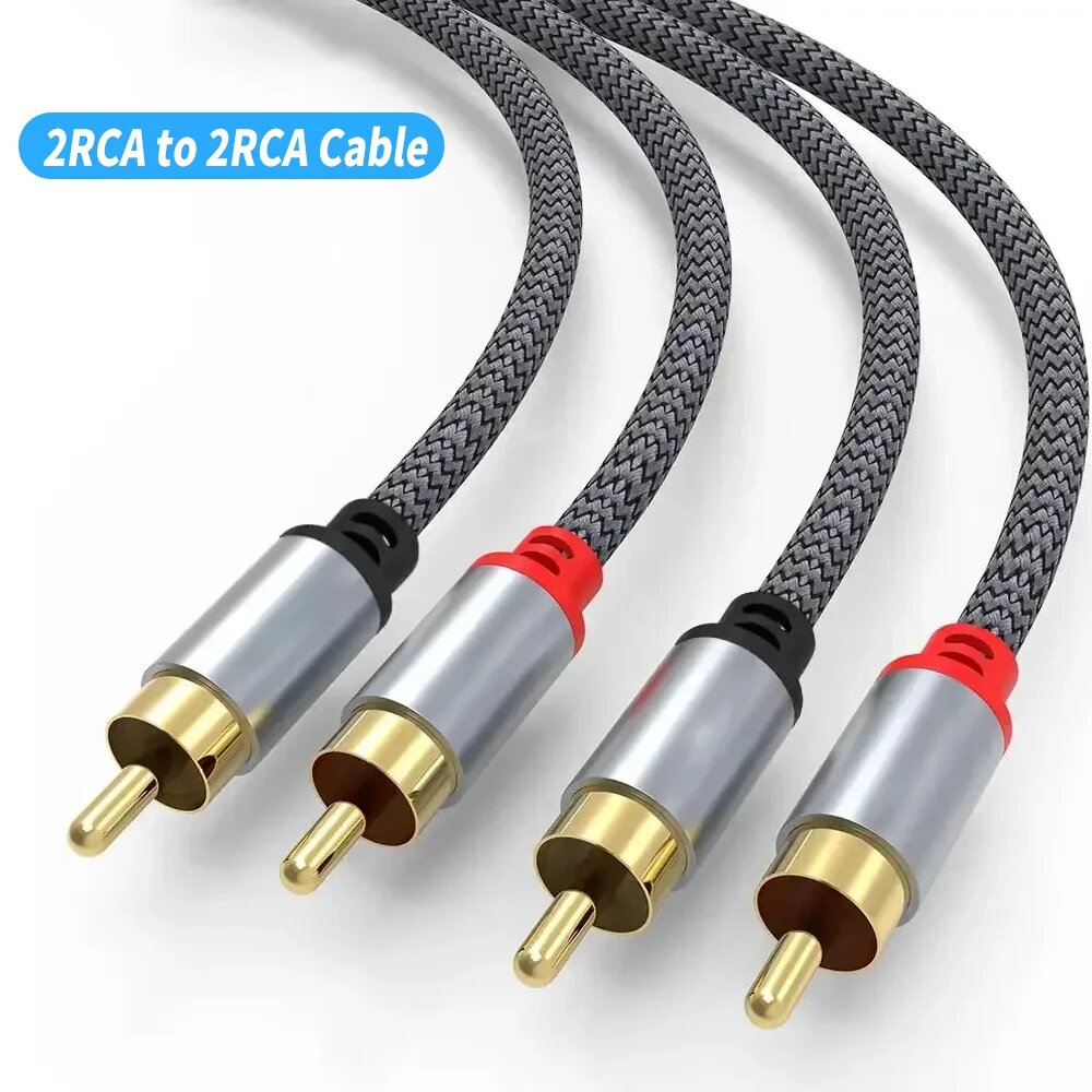 Аудиокабель RCA-RCA 2RCA на 2RCA 5 м 1.5m