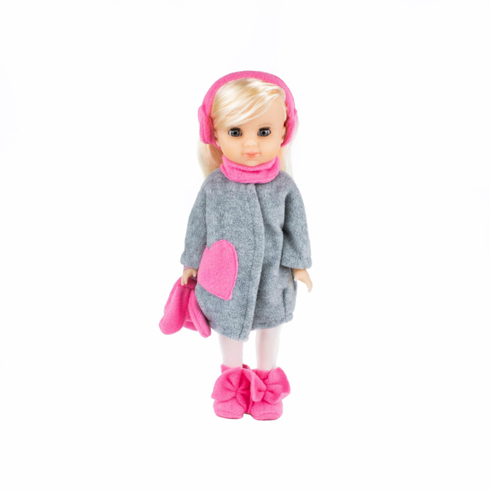 Кукла "Милашка Полли" KNOPA, 41 см, виниловое лицо, длинные волосы, подарочная упаковка