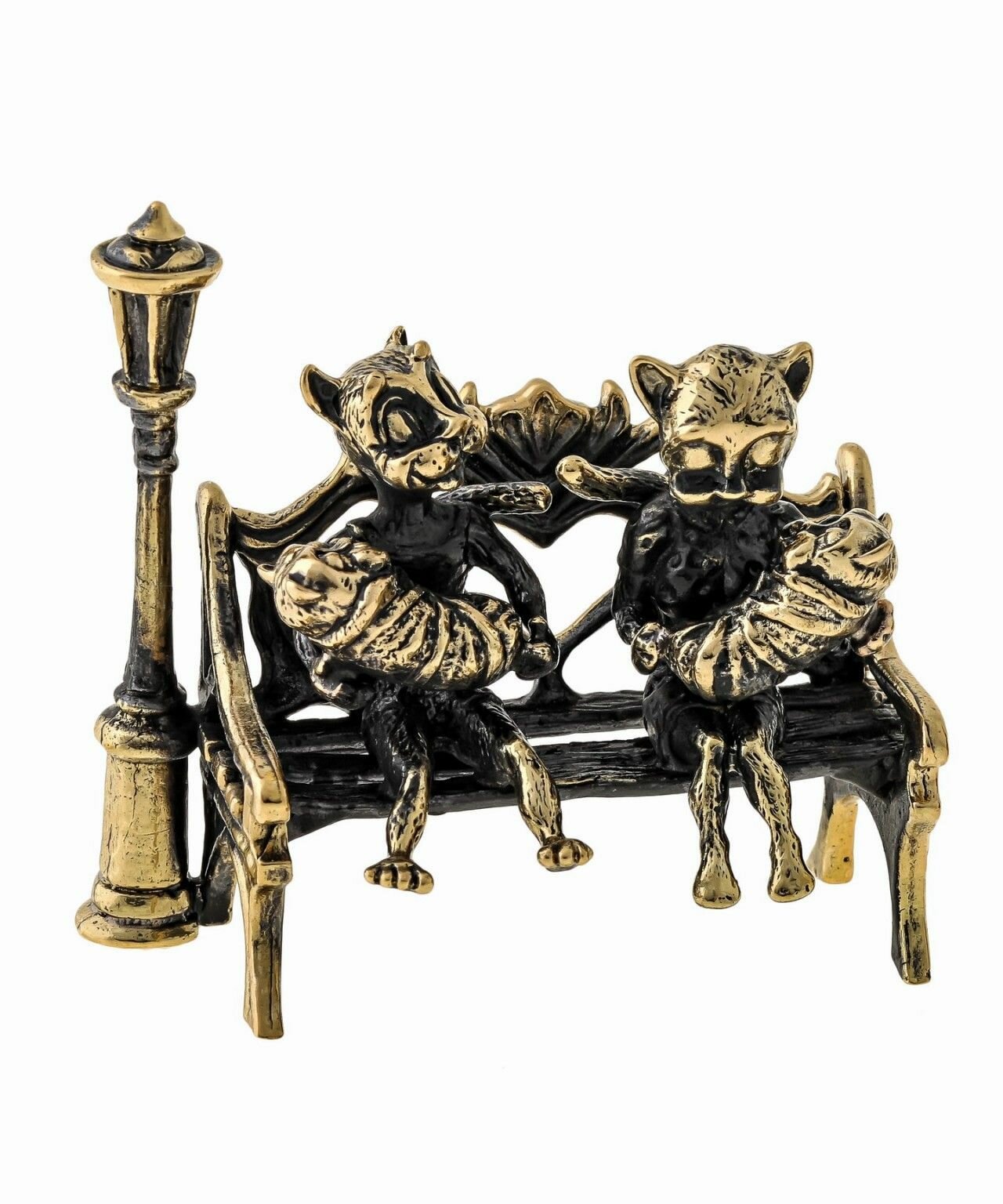 Статуэтка Коты Большая семья без подставки 1239.1