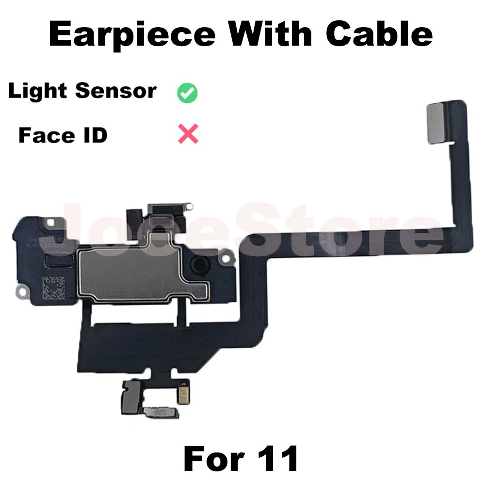 Динамик с датчиком приближения, гибкий кабель для iPhone X XS XR 12 11 Pro Max, 1x For 11