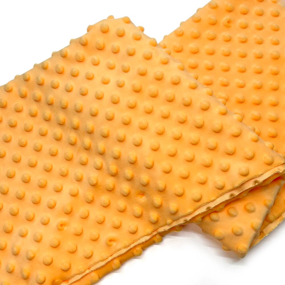 Плюшевая ткань ZYFMPTEX Minky Dot 45x45 см 40 цветов Розовый, minky dot A84